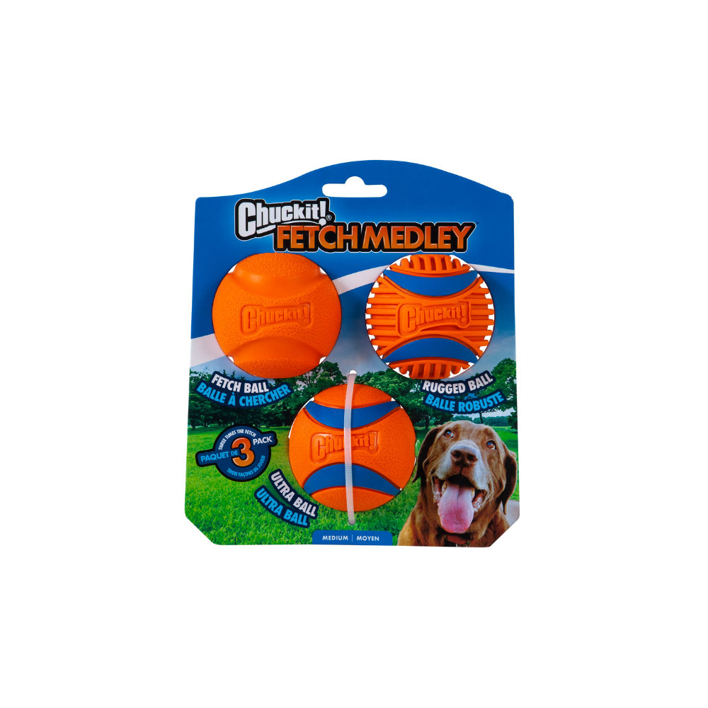 Pack Pelota Chuckit Fetch Medley Gen 3 Medium – SuperVet | PetShop